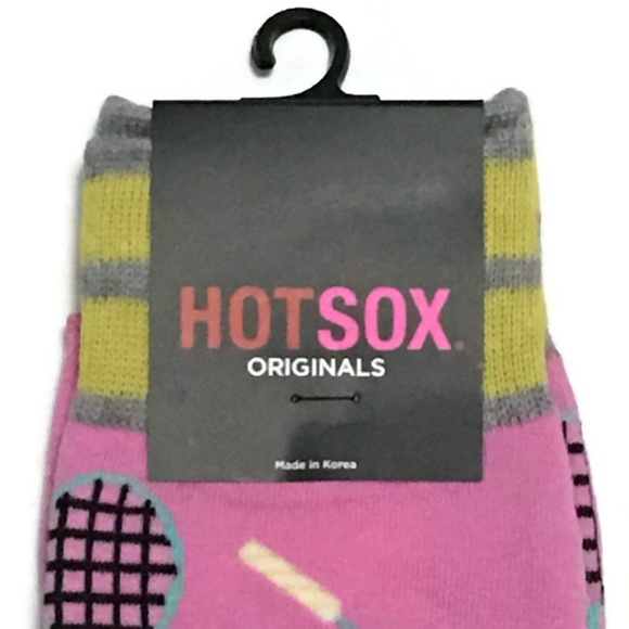 Hot Sox | Accessories | Hot Sox Socks Badminton 91 Crew Pink Women ...